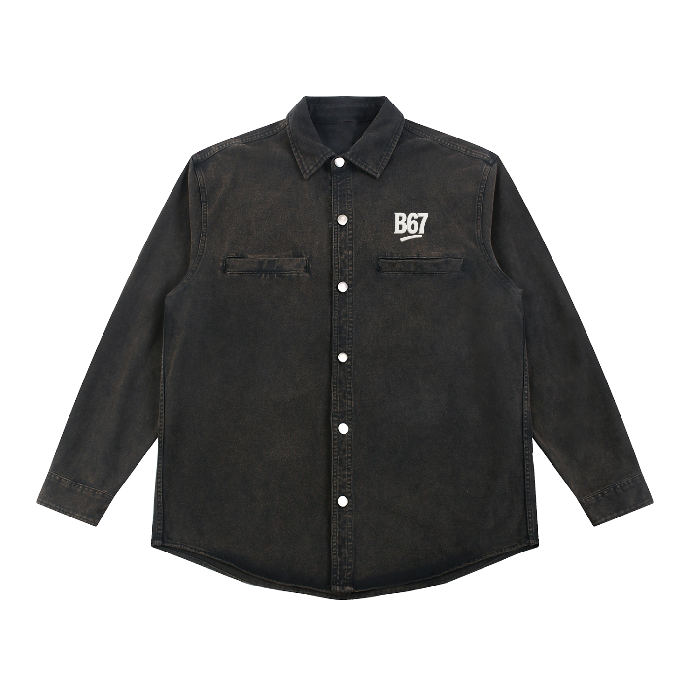 B67 Denim Vintage Washed Heavyweight Shirt – BSIXTYSEVEN
